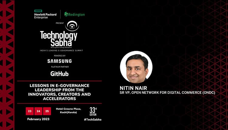 Nitin Nair, Sr VP, Open Network for Digital Commerce (ONDC) - Express ...