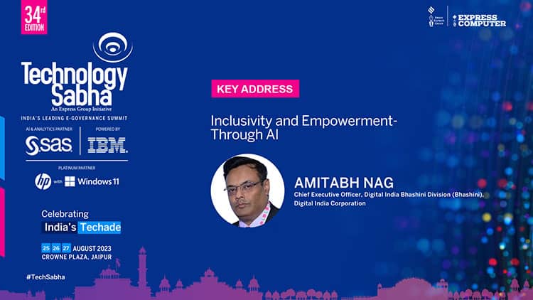 Amitabh Nag, CEO, Digital India Bhashini Division (Bhashini), Digital ...